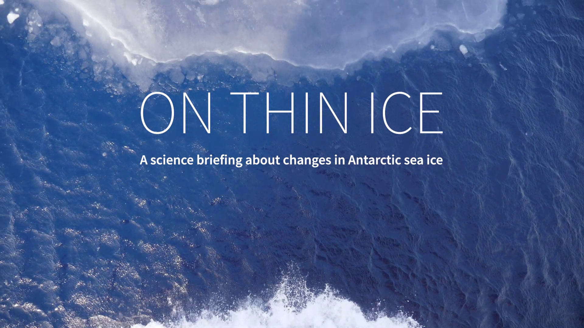 ON THIN ICE